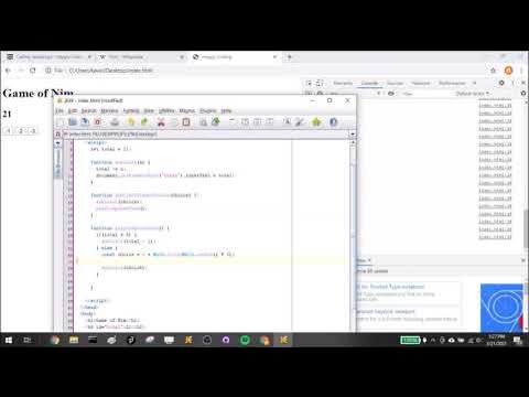 Game of Nim - JavaScript Let's Code - Happy Coding - YouTube