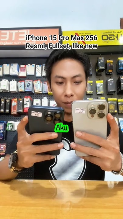 iPhone 15 Pro Max 256 Resmi ibox dan beacukai mulai 15jutaan #istorelumajang #viral # ...