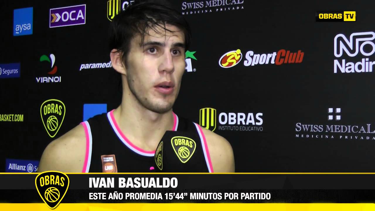 Iván Basualdo post Obras Basket 80-60 Sionista (10-3-2015) - YouTube