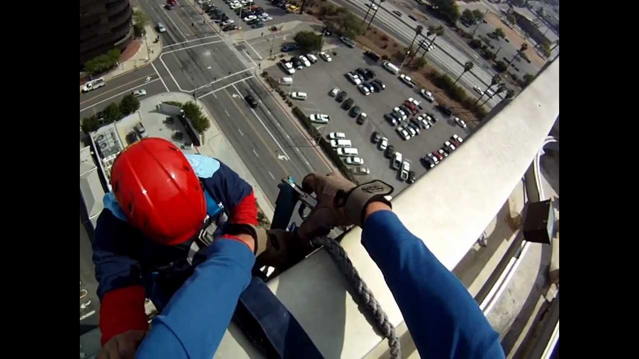 extreme window cleaning los angeles - YouTube