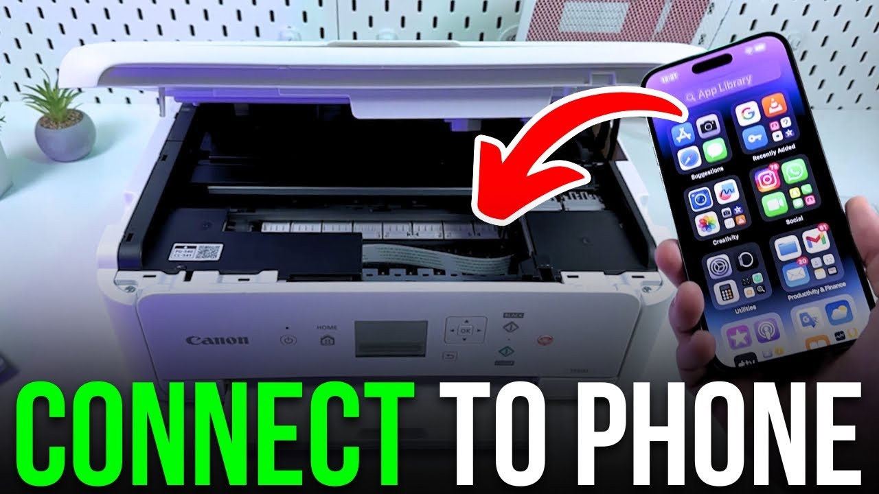 How to Connect a Canon Pixma TS5151 to Your Phone? - YouTube