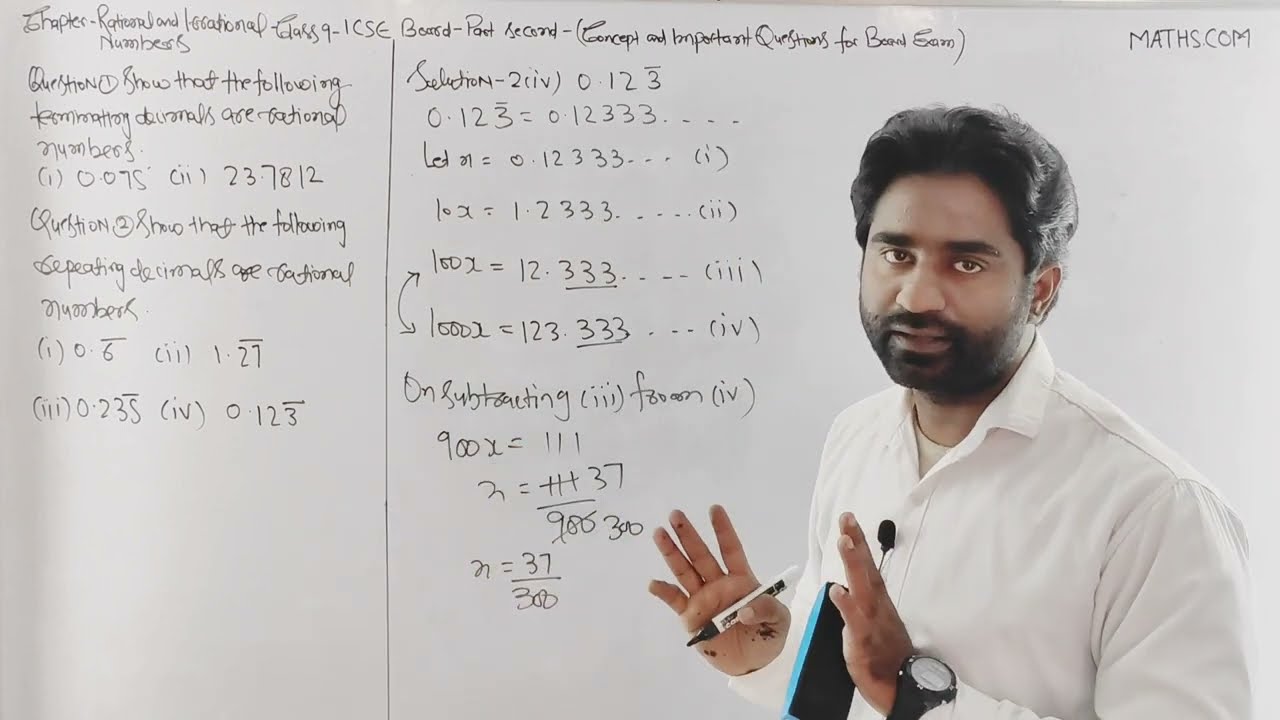 RATIONAL AND IRRATIONAL NUMBERS CLASS 9 ICSE BOARD MOST IMPORTANT rational-and-irrational-numbers-class-9-icse-board-most-important