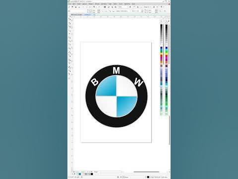 BMW logo kaise banaye | how to create BMW logo in coreldraw | # ...