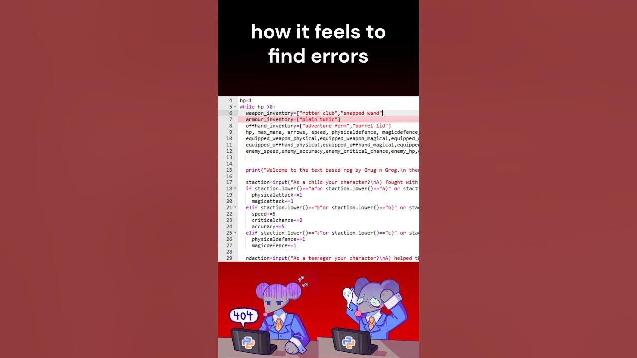 No No, Dis Cant Be #correctcoding #coding #programming #python - YouTube