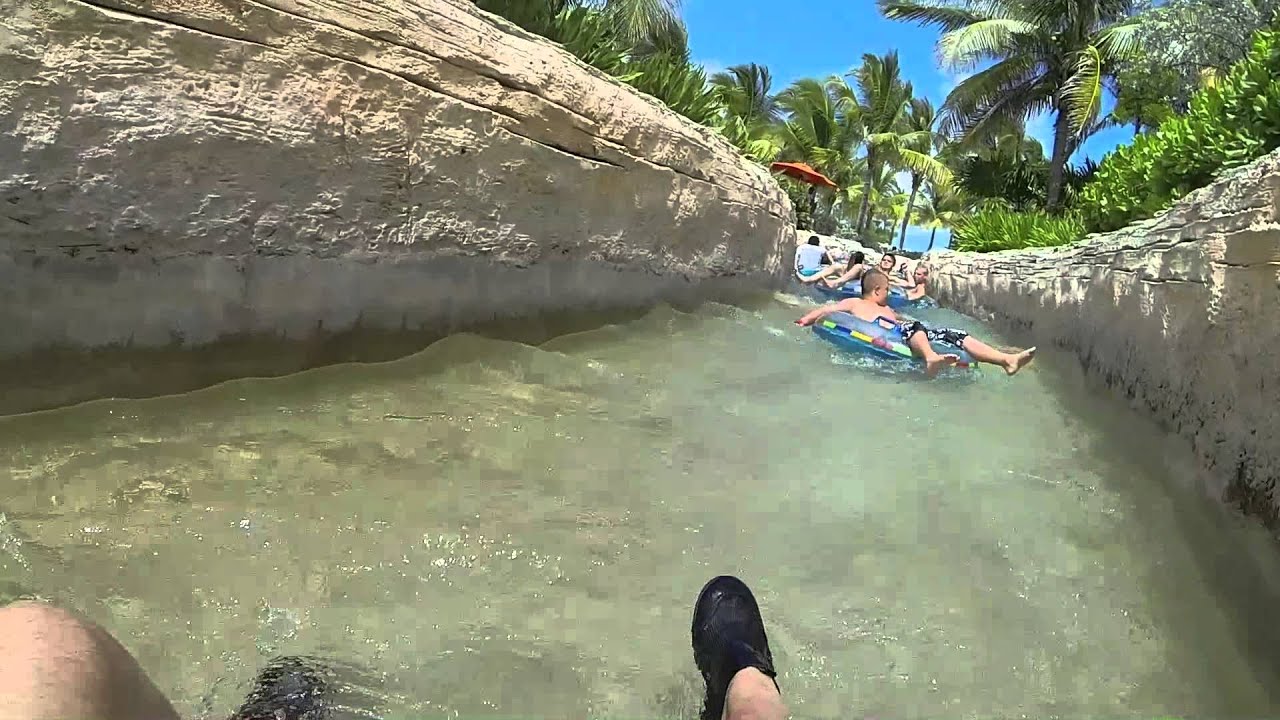 The Falls water slide at Atlantis Bahamas Aquaventure - YouTube