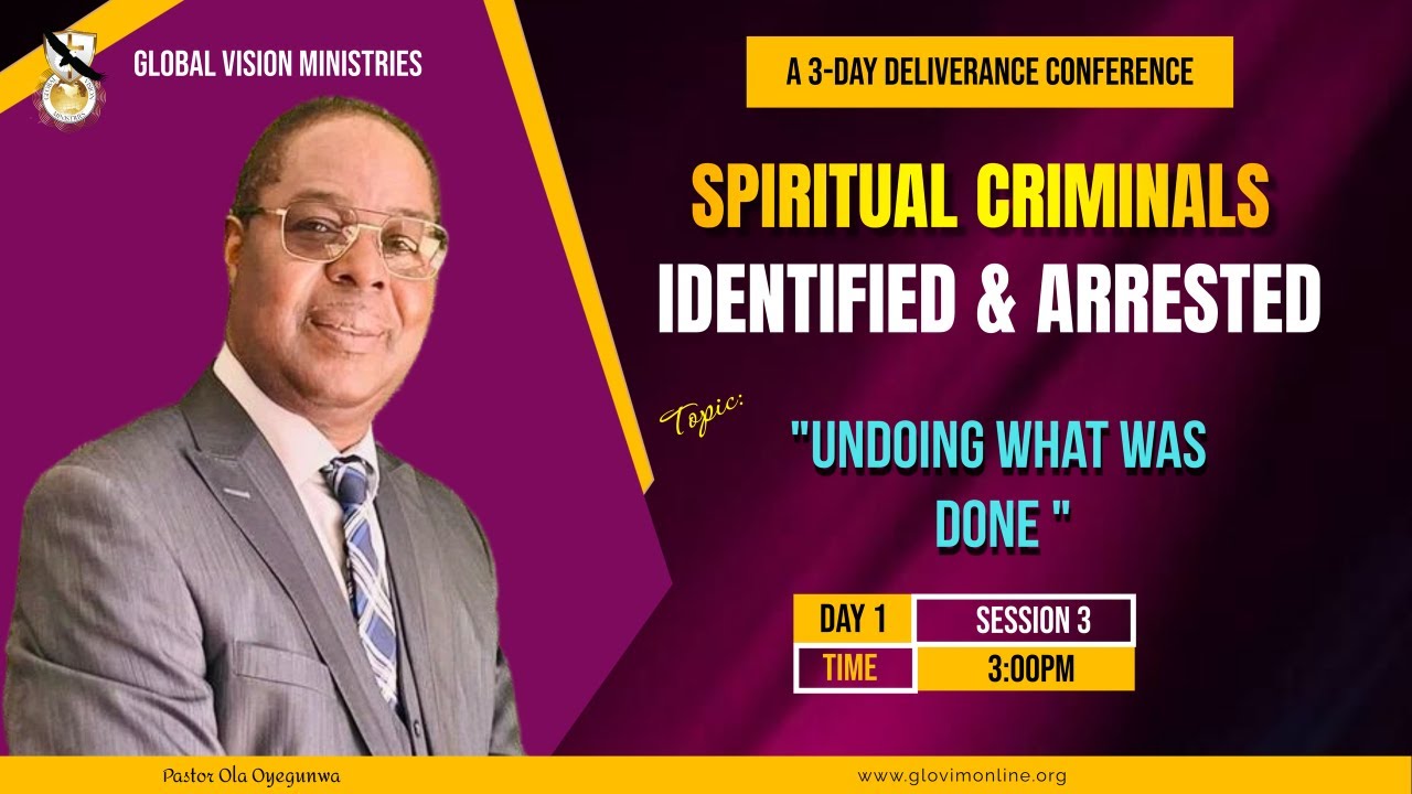 Day 1 - Session 3 of 3-Days Deliverance & Healing Conference - YouTube