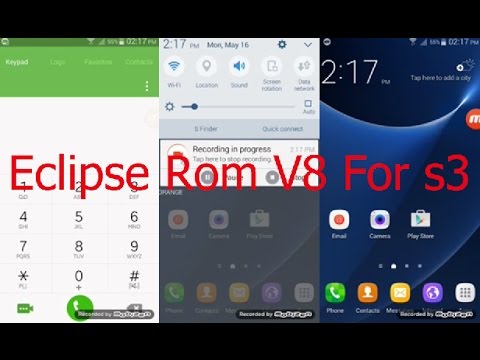 Eclipse Rom v8 for s3 gt-i9300 - YouTube