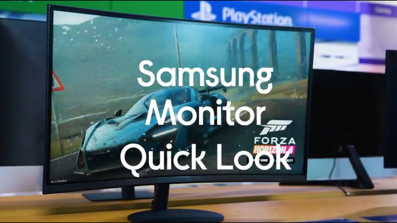 SAMSUNG LS27C390EAUXXU Full HD 27" Curved VA LCD Monitor - Quick Look ...