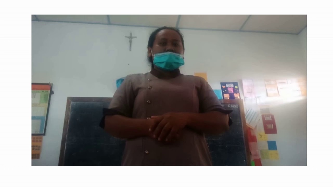 Sapa siswa dari rumah Kelas II SD Swasta RK Santa Maria Pakkat - YouTube