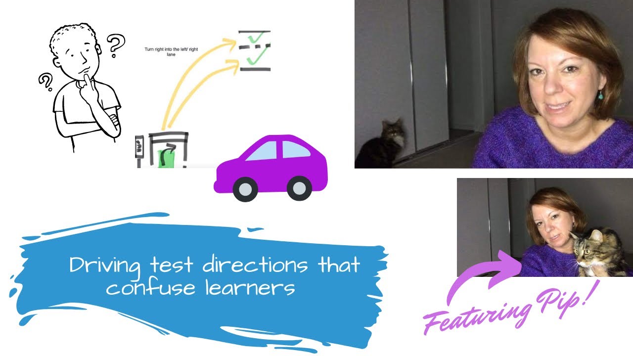 Driving test directions that confuse learners - YouTube