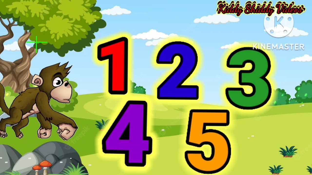 1 2 3 4 5 Once I Caught A Fish | Kiddy Shiddy Nursery Rhymes | English ...