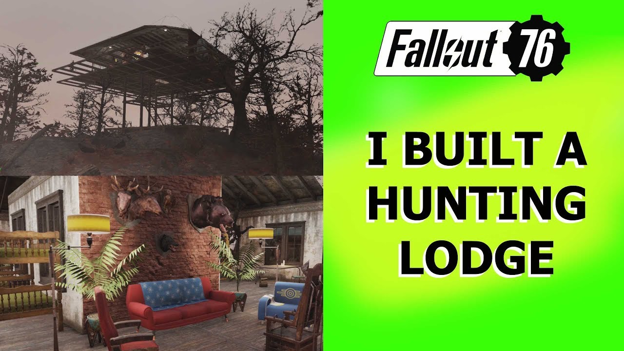 Fallout 76 I built a Hunting Lodge. - YouTube