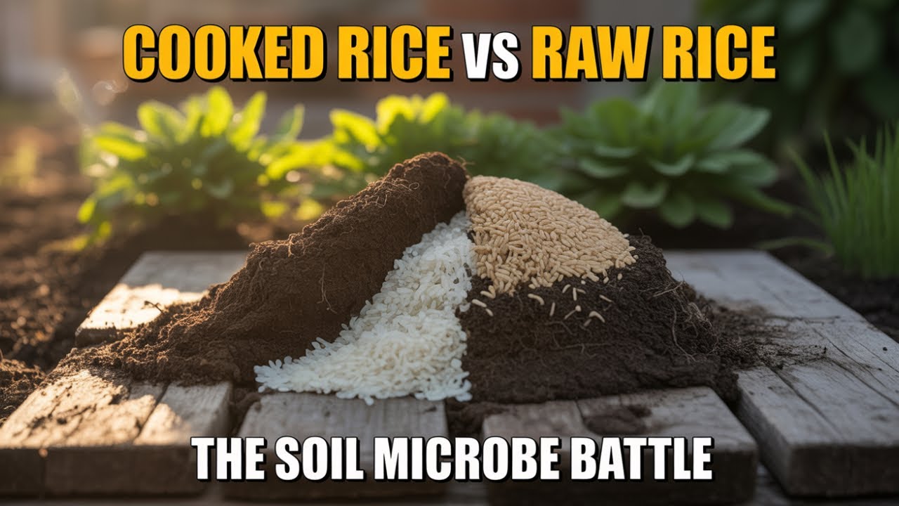 Cooked Rice vs Raw Rice: Which Explodes Soil Microbes in 48 Hours ...