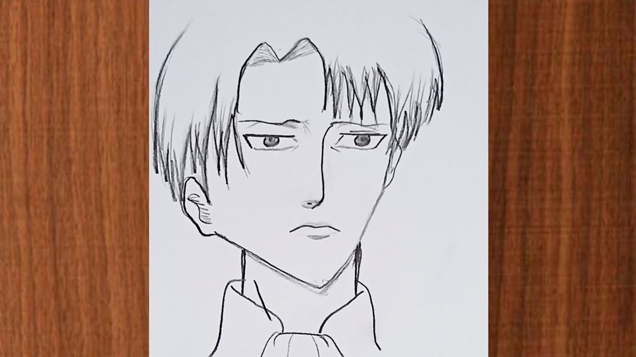 Drawing boy | how to draw Levi Askerman step by step easy - YouTube