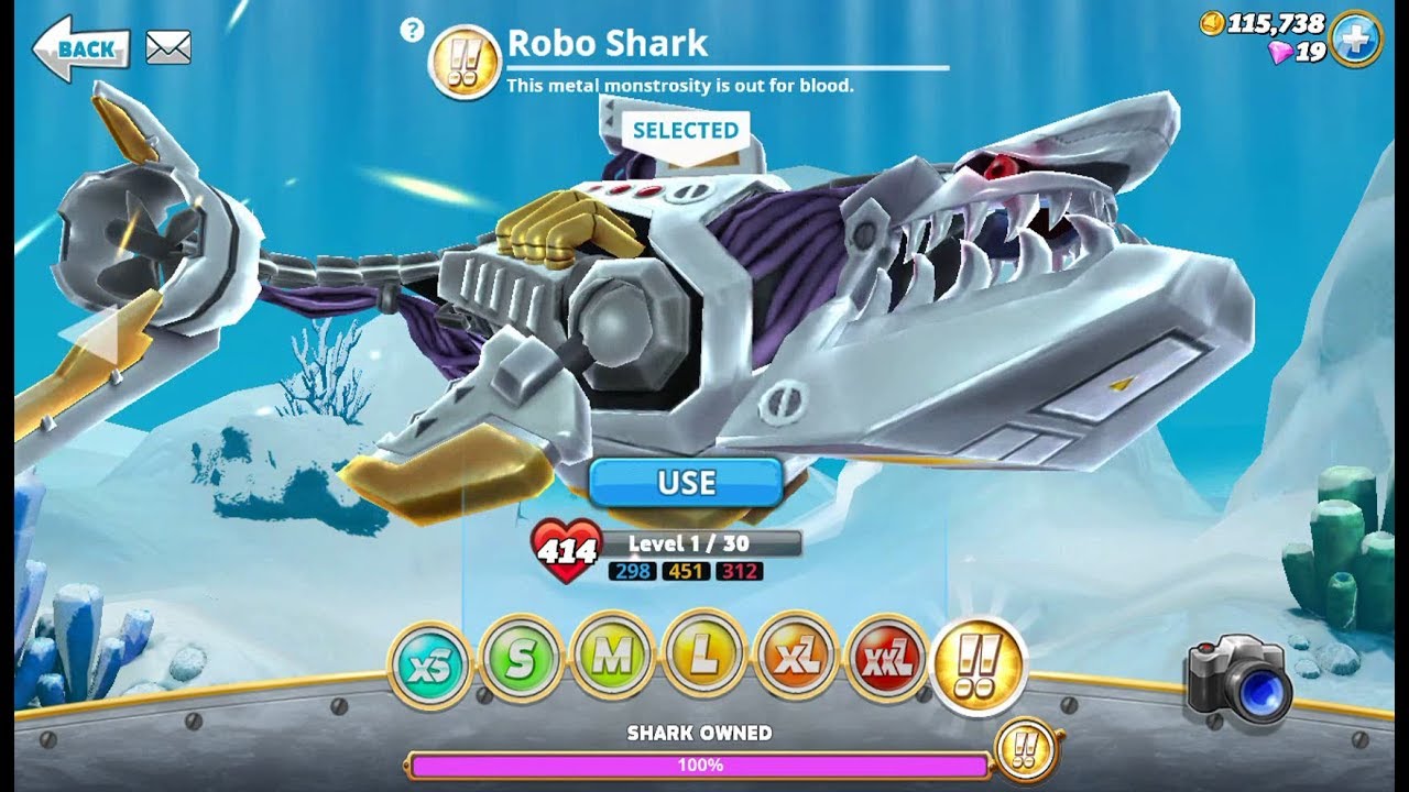 Robo Shark Hungry Shark