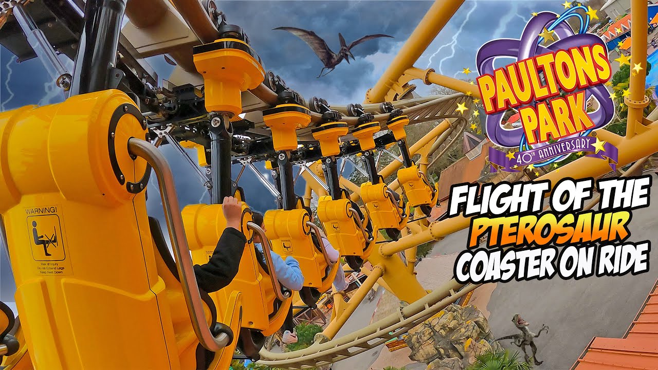 Experience the Thrilling Flight of the Pterosaur On-Ride at Paultons ...