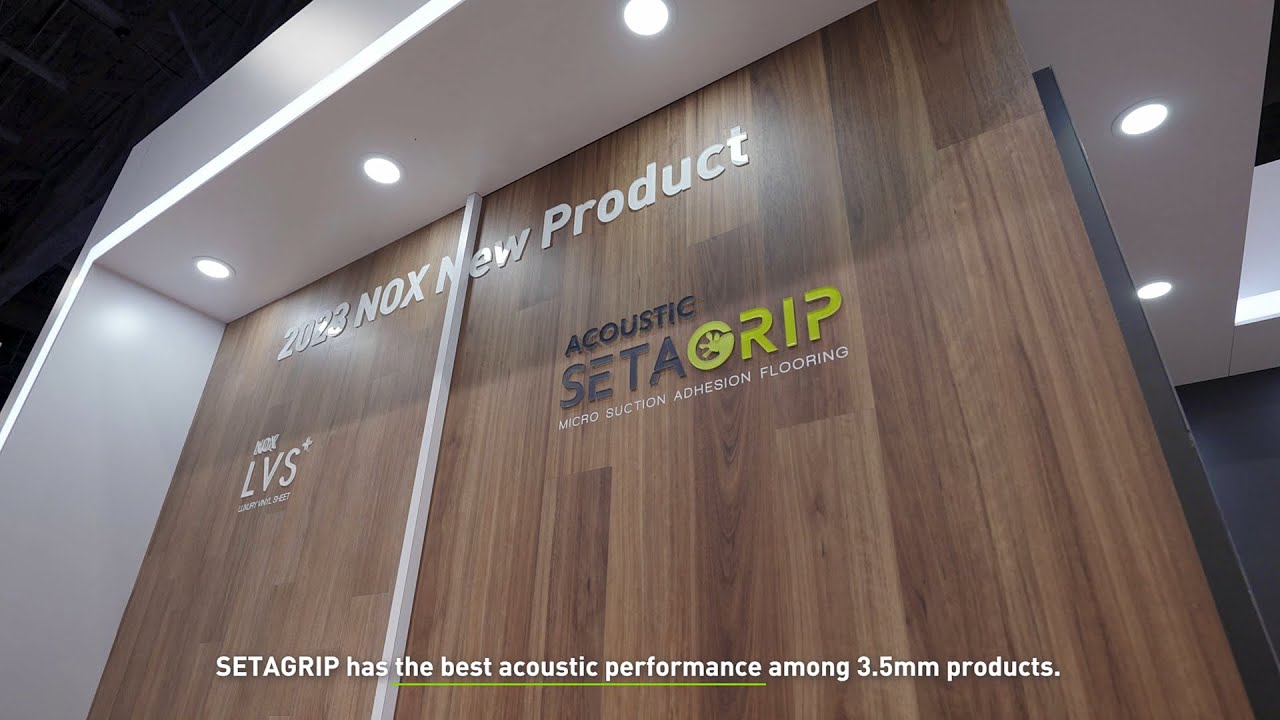 Presenting NOX LVT Flooring - ACOUSTIC SETAGRIP at TISE 2023 - YouTube