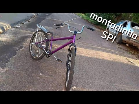 MONTADINHA SP ROXA!! (nova bike do meu amigo) - YouTube