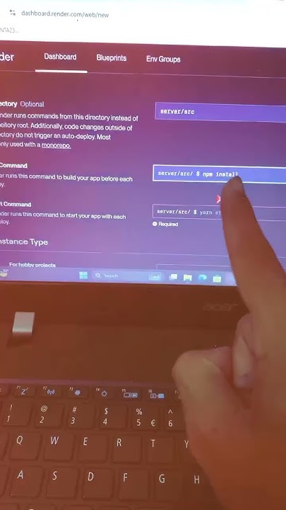 Resolve All Errors While Deploying Node Js Server On Render Deploy Project Nodejs