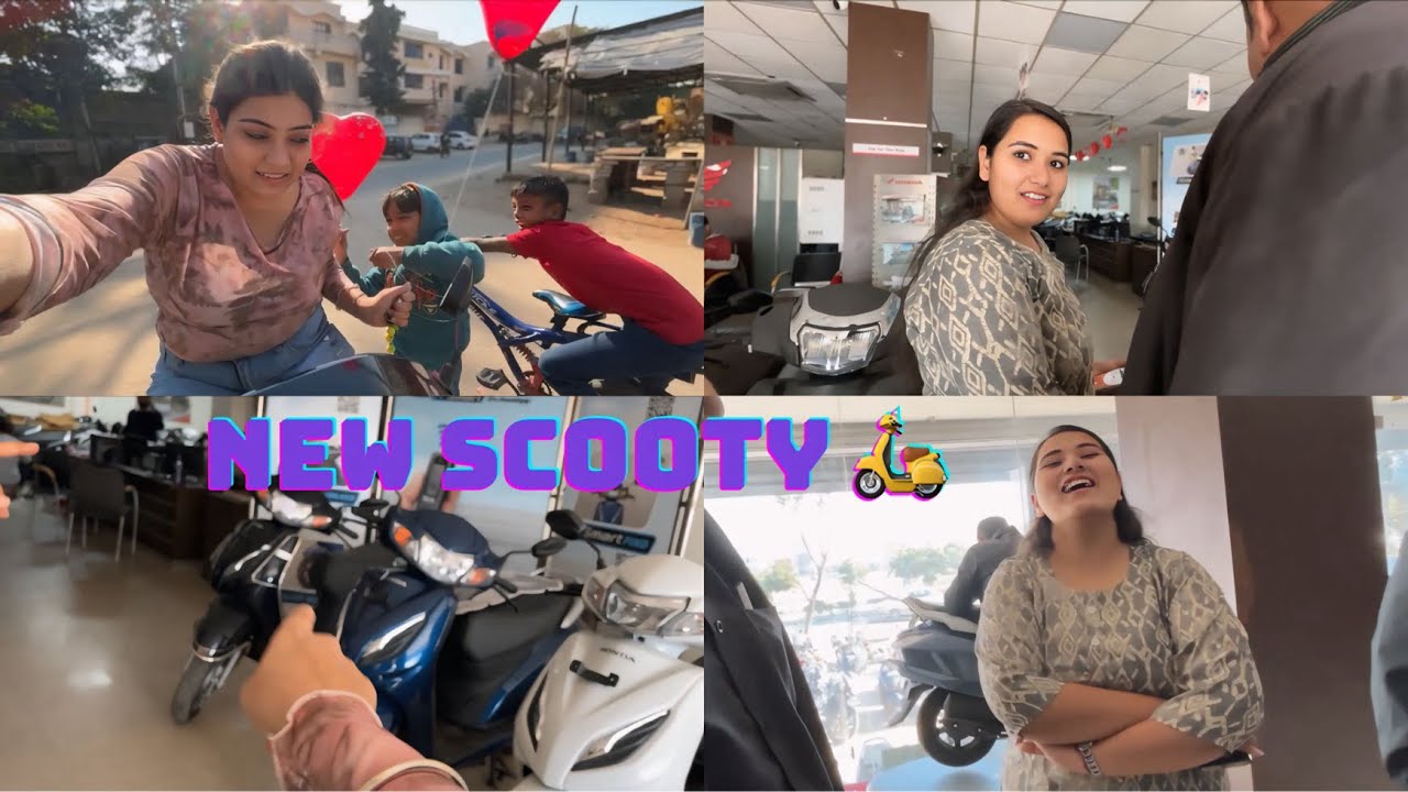 NEW SCOOTY FOR MY SISTER | NANNI KHUSH HO GYII🧿🤩 ️🕉️🥳 - YouTube