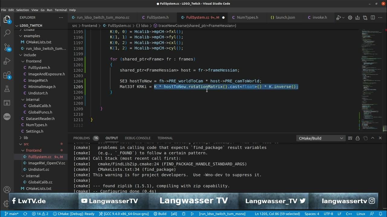Visual SLAM: Dissecting LDSO (010) #coding #robotics #slam #computer #vision - YouTube
