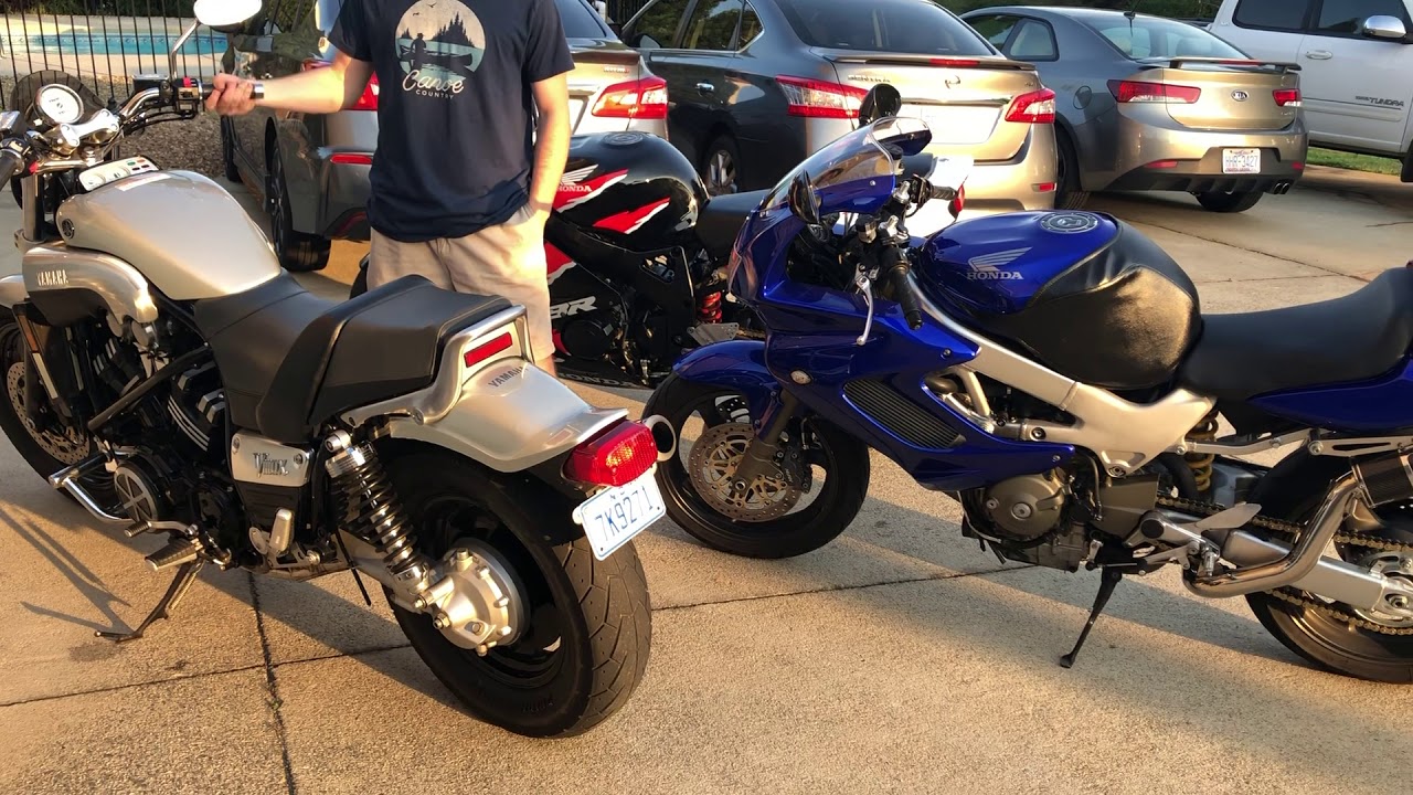 Yamaha Vmax with full Kerker 4 into 1 - YouTube