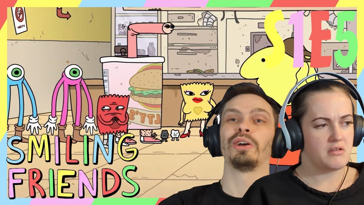 Smiling Friends REACTION // Season 1 Episode 5 // Who Violently ...