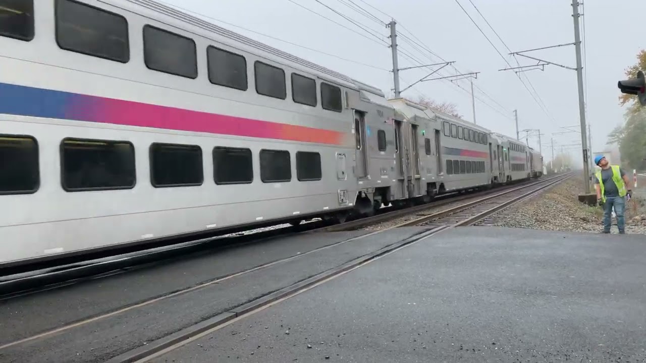 NJ Transit ALP-46 #4606 Train X321 Oceanport NJ - YouTube