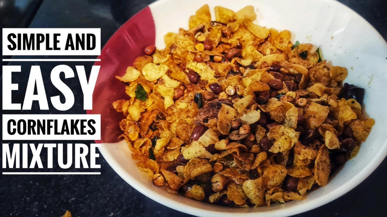 Cornflakes mixture I Simple and Healthy recipe I Quick Mixture Recipe ...
