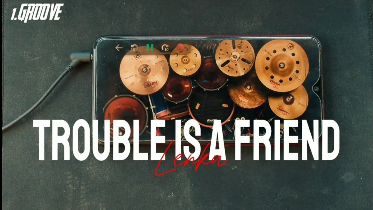 TROUBLE IS A FRIEND BY LENKA | REAL DRUM COVER - YouTube