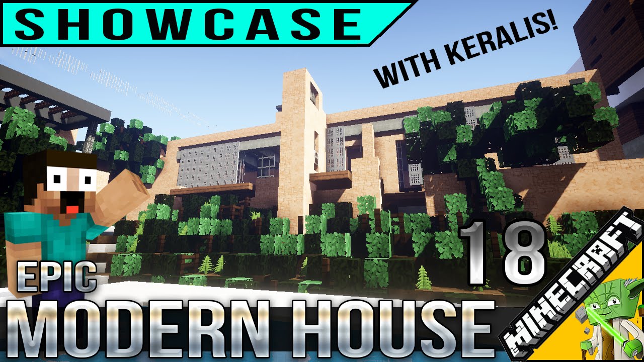 Minecraft Modern House 18 - Keralis Showcase - YouTube