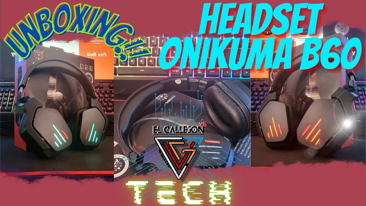 Unboxing Headset Onikuma B60 - YouTube