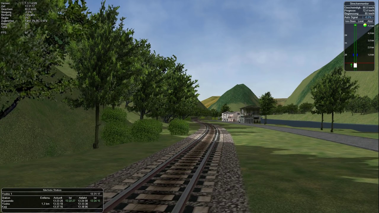 Microsoft Train Simulator Gameplay HD - Hisatsu-Linie - Introductory ...