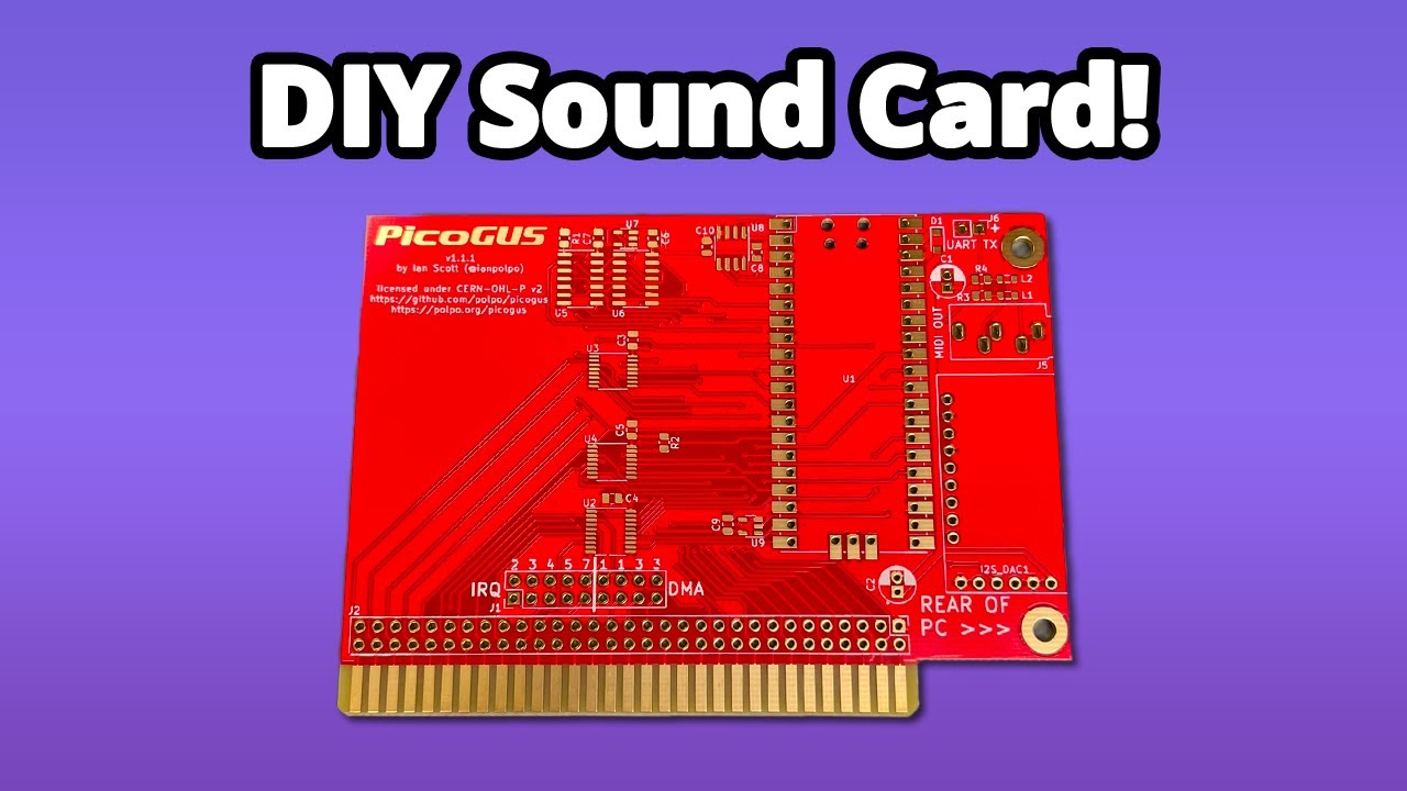 Building a DIY ISA Sound Card - Retro Computer Stream - YouTube