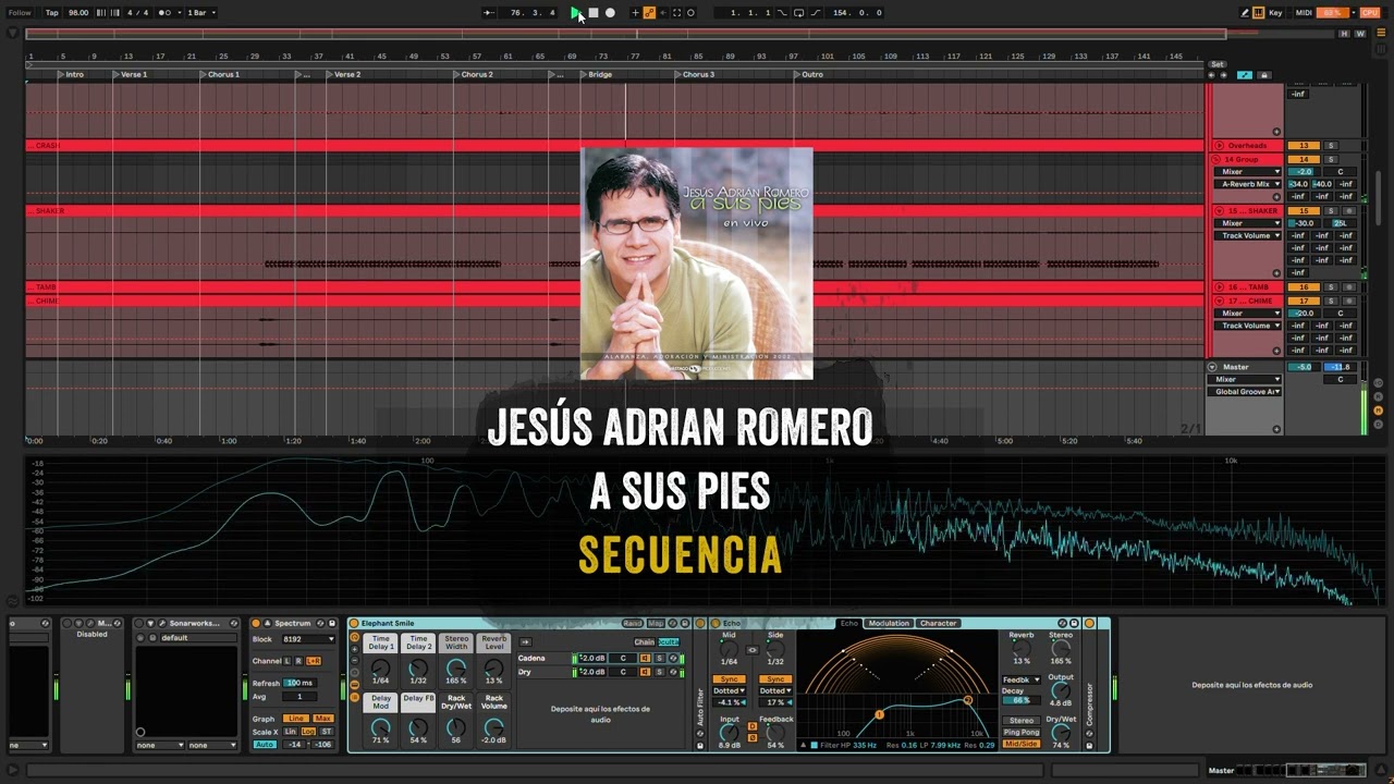A sus pies - Jesús Adrían Romero // (Karaoke - Multitrack GRATIS) - YouTube