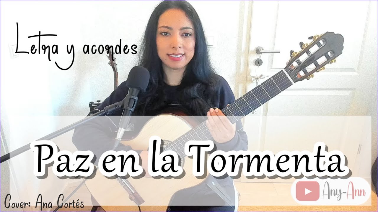 "Paz en la tormenta" | Tutorial cristiano con letra y acordes fáciles # ...