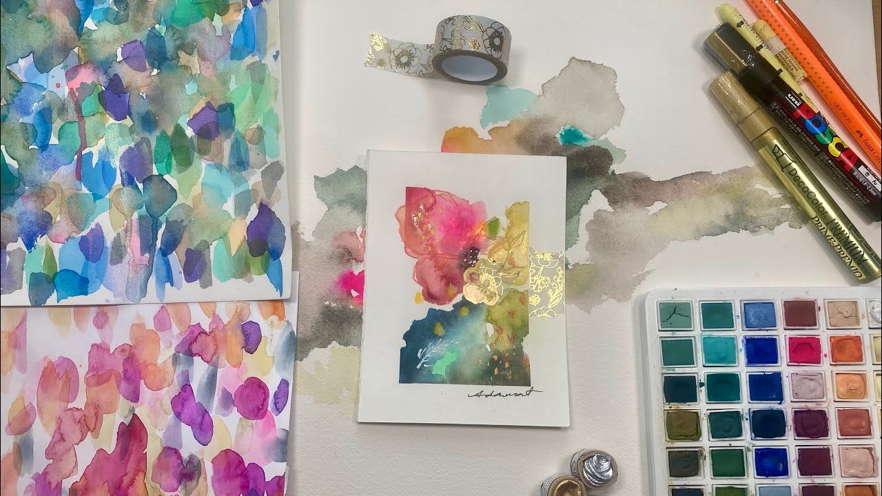 Watercolour painting, swatching, and art inspiration. - YouTube