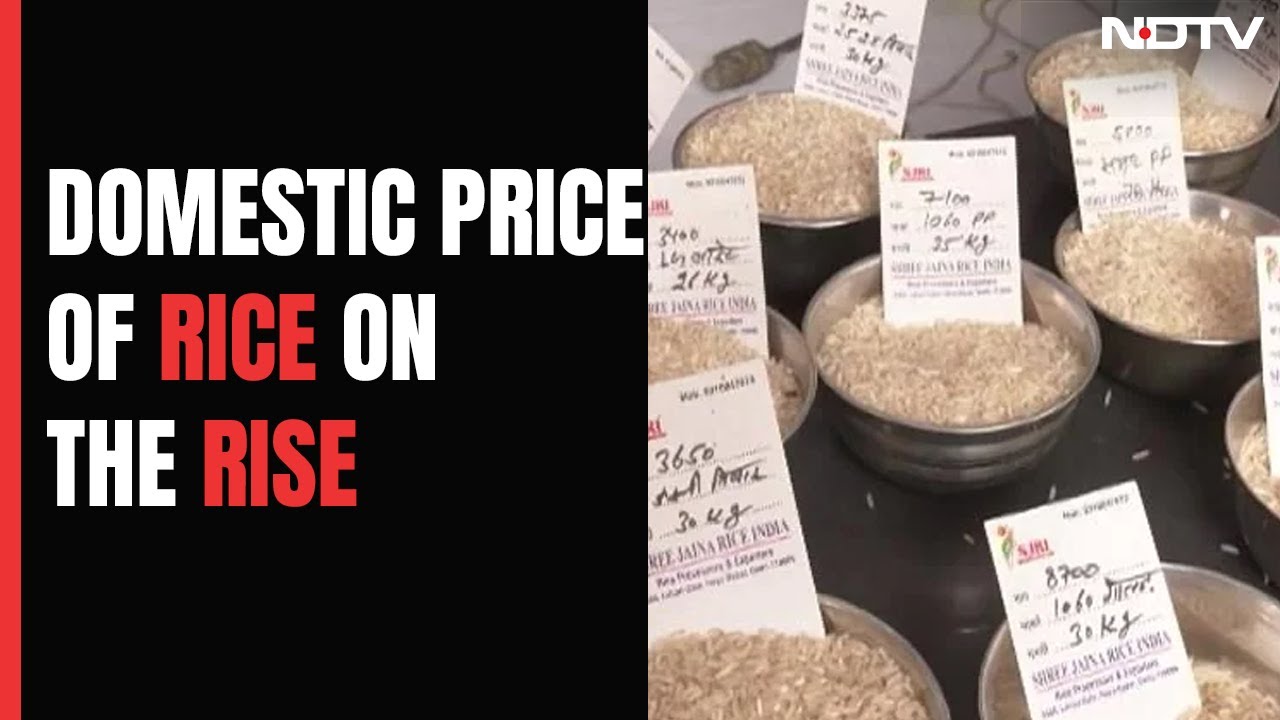Rice Price: Export Of Non-Basmati White Rice Banned By Government - YouTube