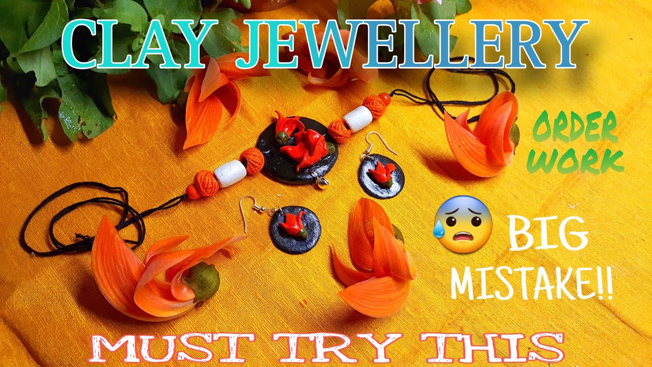 MOULDIT CLAY JEWELLERY MAKING lSUPERB IDEA WITH CLAYI PART-2 ...