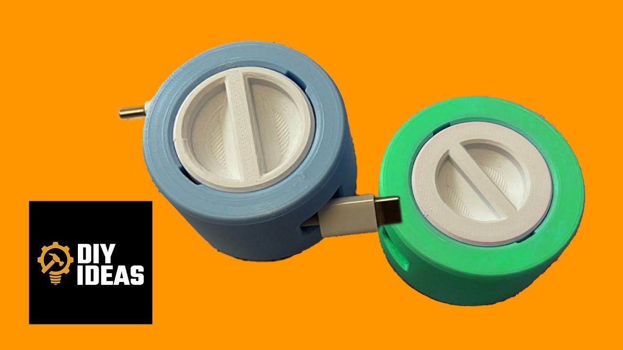 How to Make Your Own Retractable Cable Box with a 3D Printer - YouTube