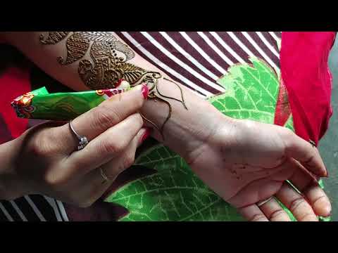 Mehndi homemade mehndi creation - YouTube