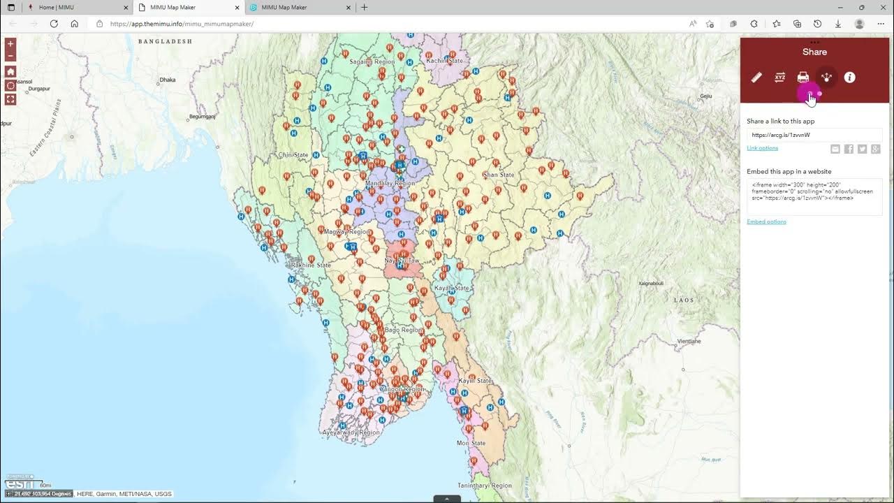 Ep 07 | Share and About Info in MIMU Map Maker | MIMU Basic Mapping Course May 2022 - YouTube