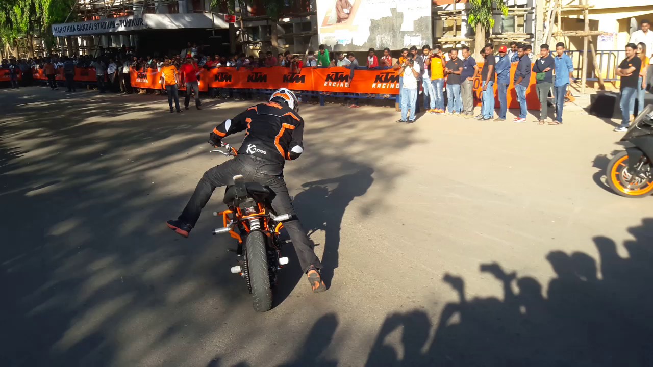 tumkur ktm stunts - YouTube