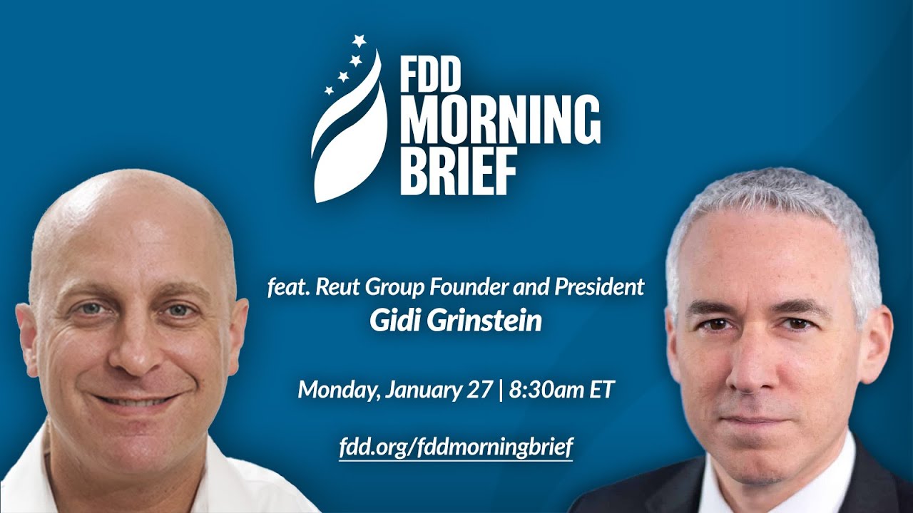 FDD Morning Brief | feat. Gidi Grinstein (Jan. 27) - YouTube