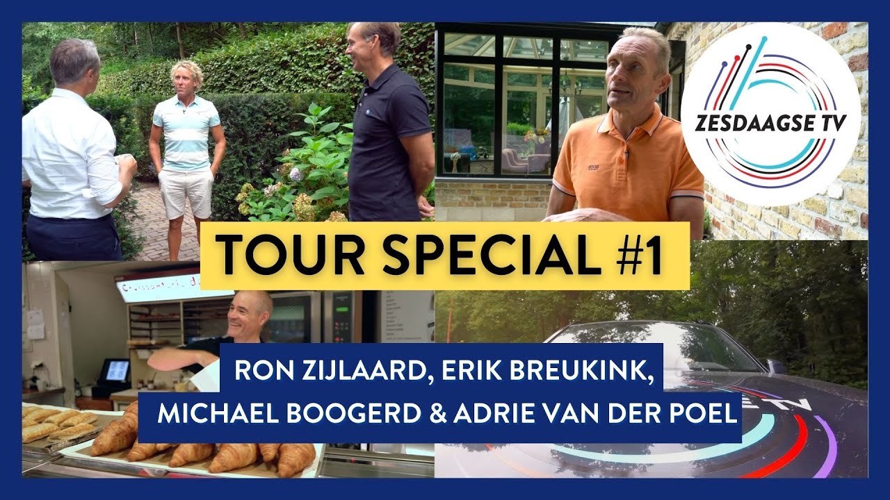 Zesdaagse TV Tour Special #1 - Erik Breukink, Ron Zijlaard, Michael Boogerd en Adrie van der ...