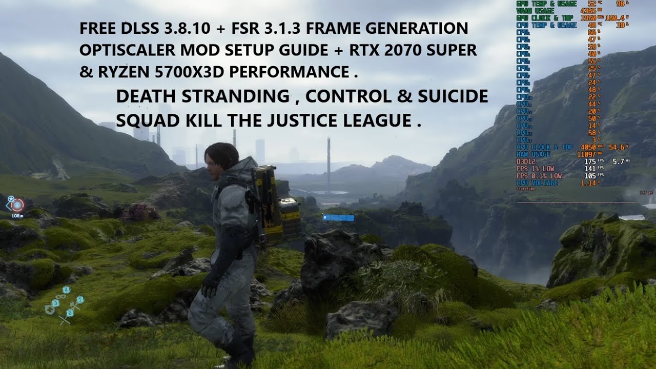 FREE DLSS 3.8 FSR 3.1.3 Frame Generation Optiscaler Setup Control ...