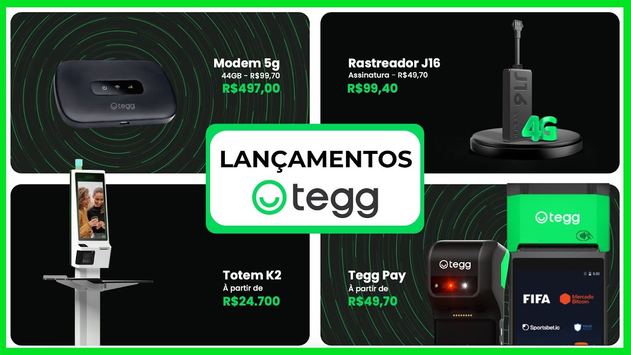 Lançamentos Tegg Telecom - O 5G que Paga Você! Novos produtos que pagam ...