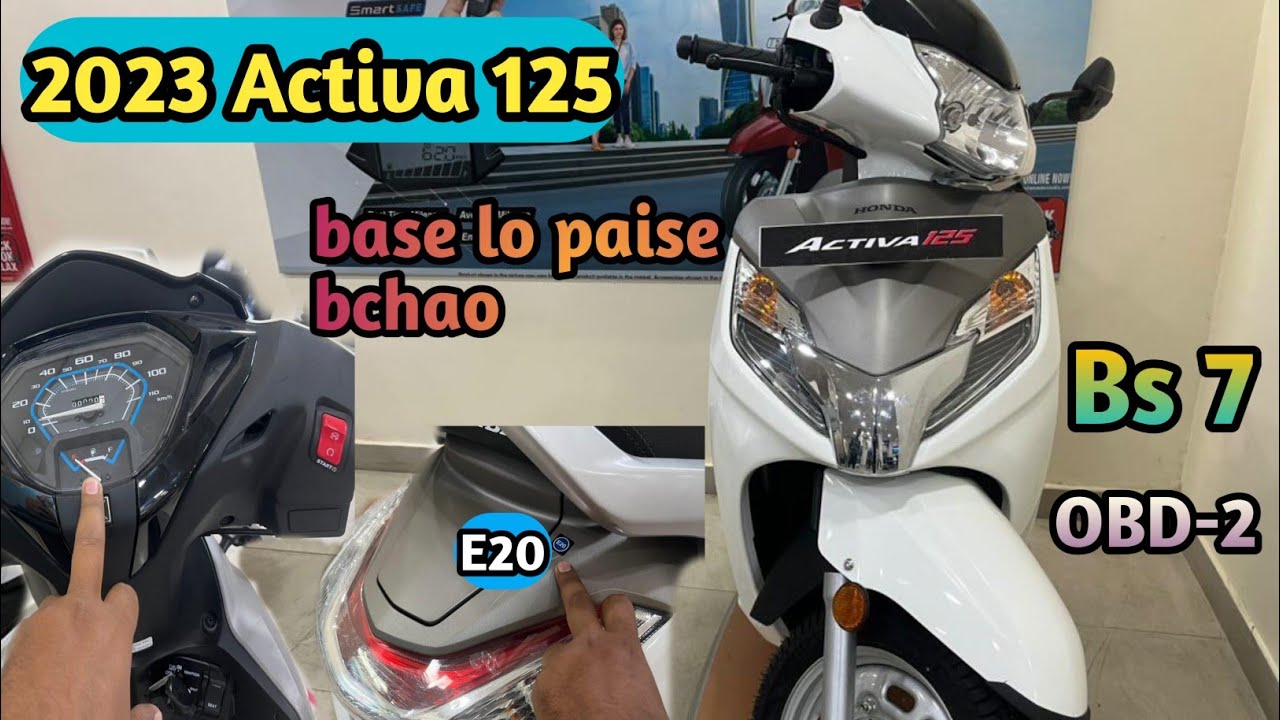 New Honda Activa 125 BS7-E20-OBD2||price mileage| activa 125 new model ...