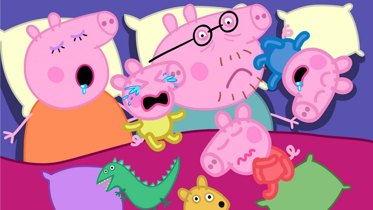Daddy Pig Can't Sleep | Peppa Pig Funny Animation - YouTube
