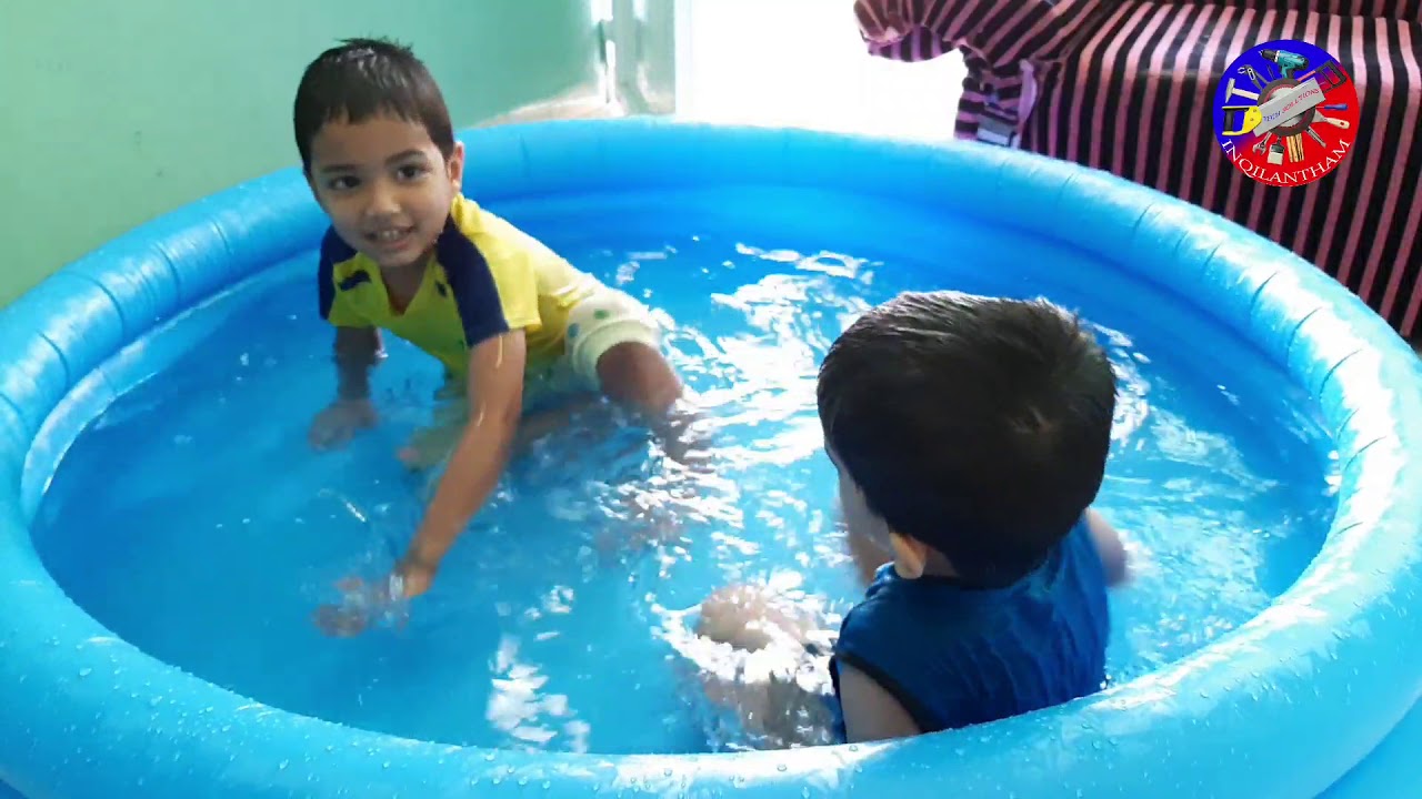 intex pool enjoy my kids | swimming pool for kids - YouTube